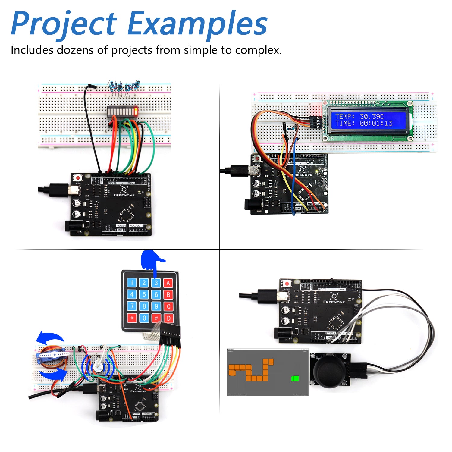 Freenove Ultimate Starter Kit With Board V4 Compatible With Arduino I