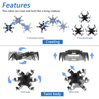 Freenove Hexapod Robot Kit (Compatible with Arduino IDE)
