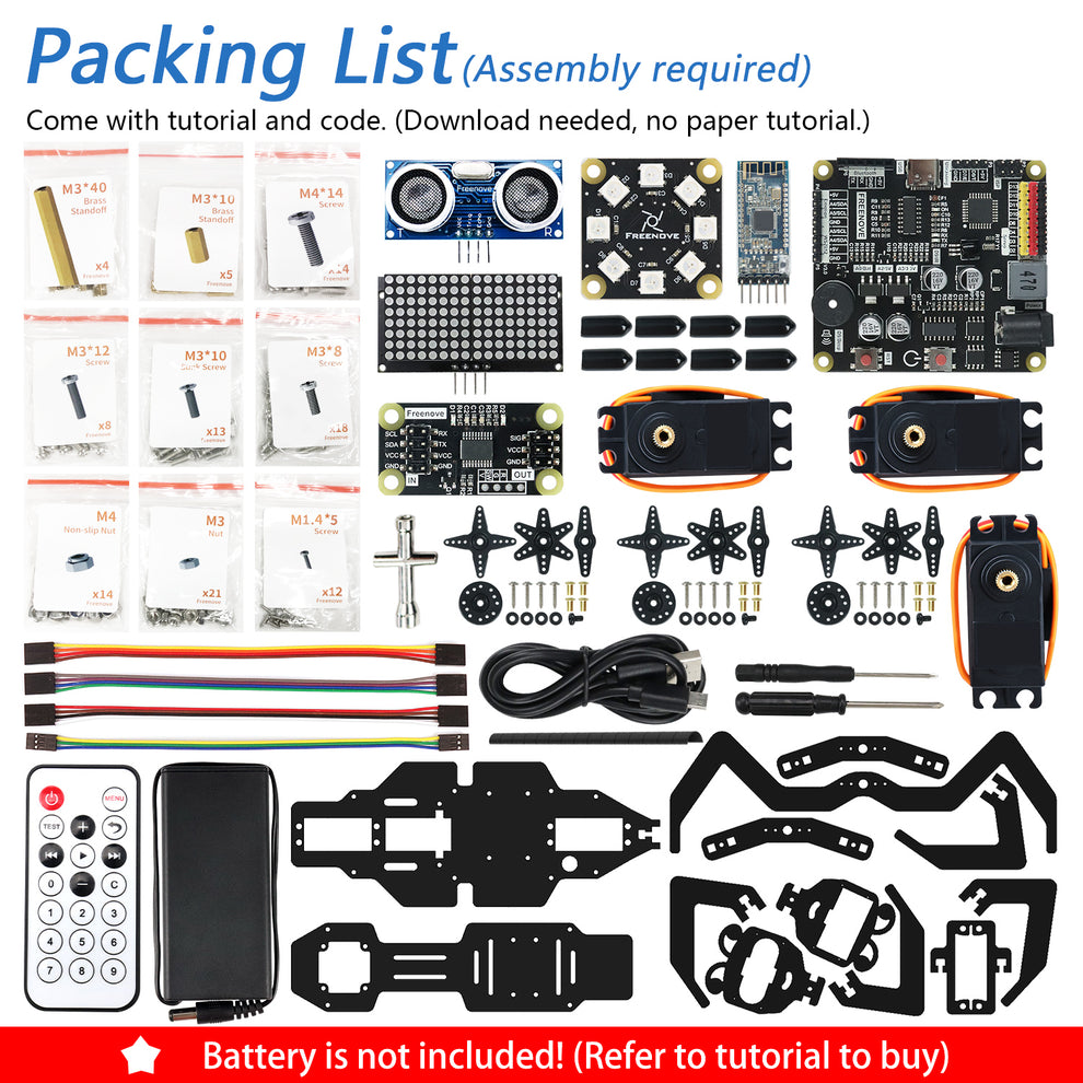 Freenove Robot Ant Kit (Compatible with Arduino IDE)