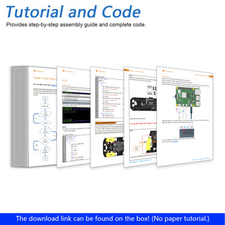 Freenove 4WD Smart Car Kit for Raspberry Pi 5 4 B 3 B+