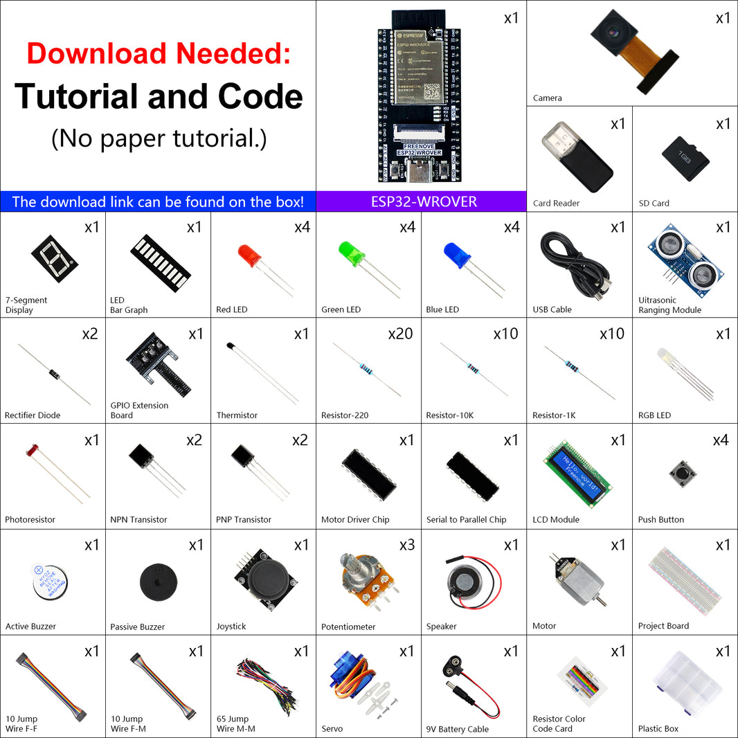 For ESP32 – Freenove
