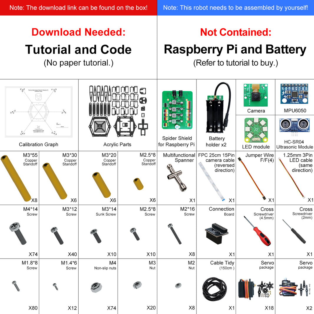 For Raspberry Pi – Freenove