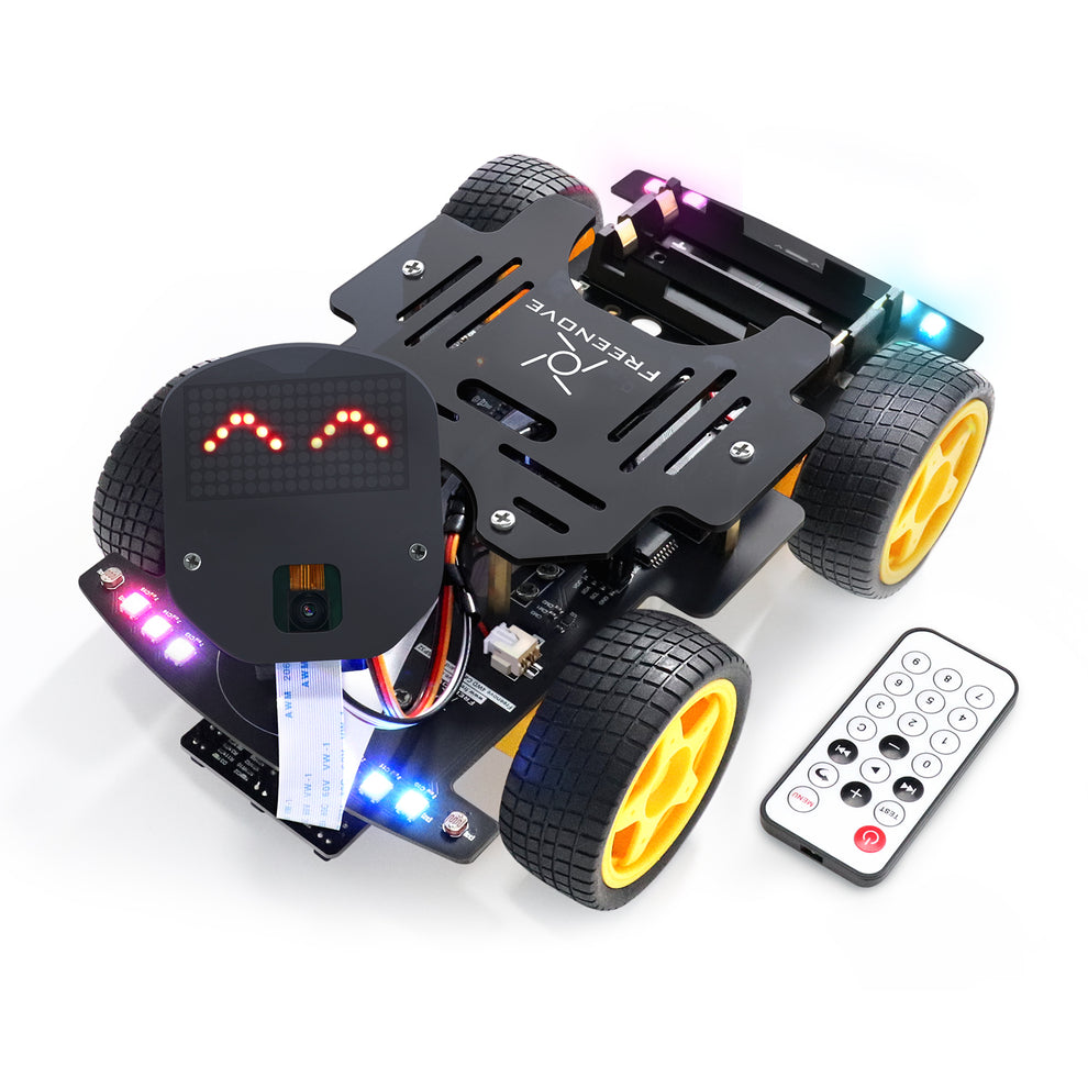 Freenove 4WD Car Kit for ESP32 CAM Camera Wi-Fi Bluetooth, Dual-core 3