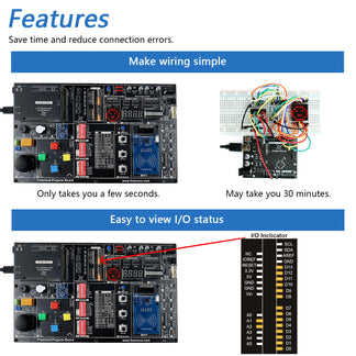 Freenove Projects Kit with Board V4 (Compatible with Arduino IDE)
