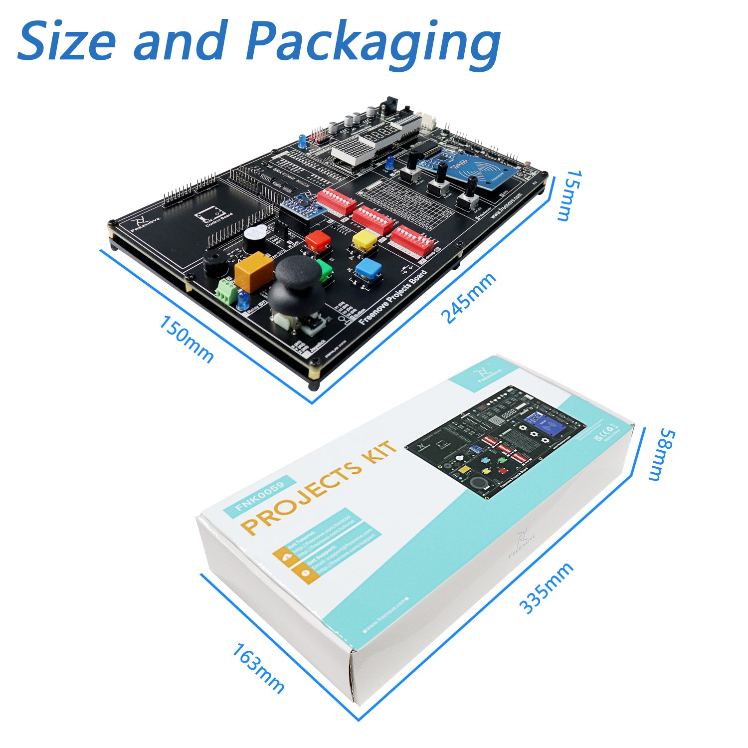 Freenove Projects Kit With Board V4 Compatible With Arduino Ide