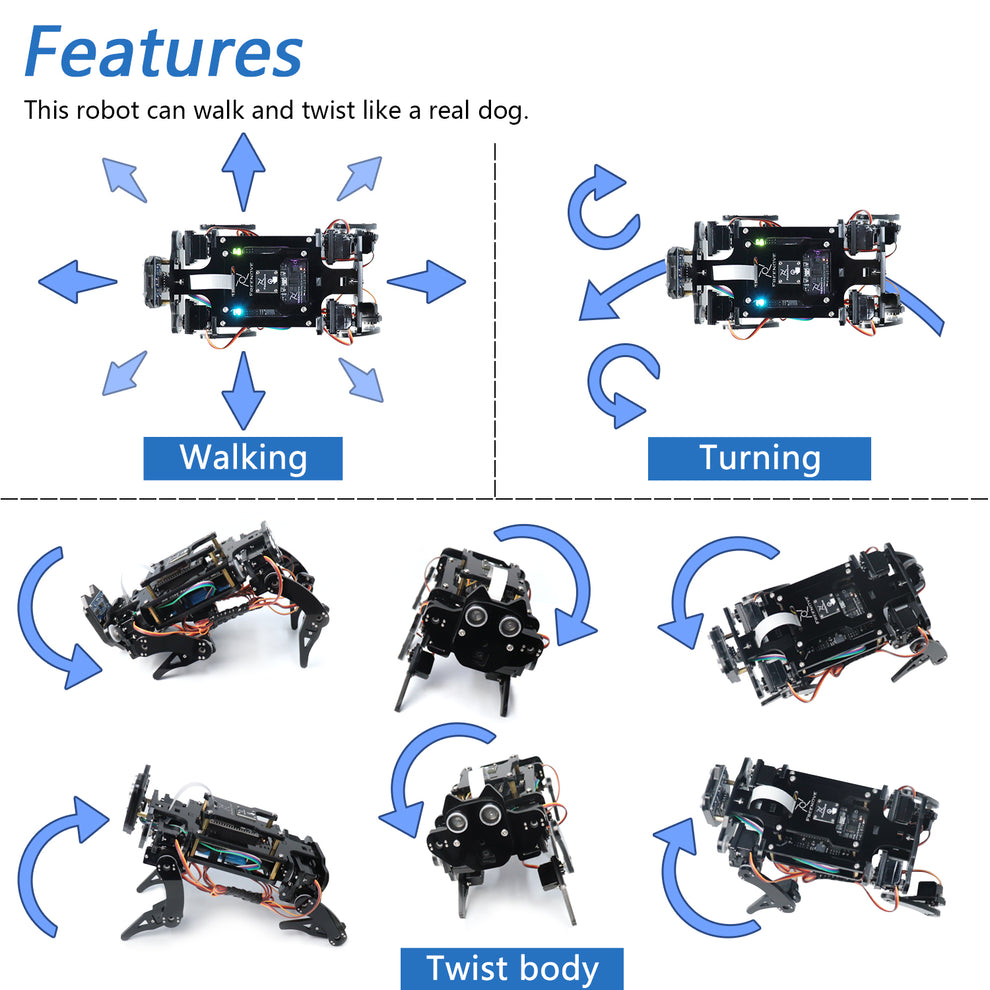 Freenove Robot Dog Kit for ESP32