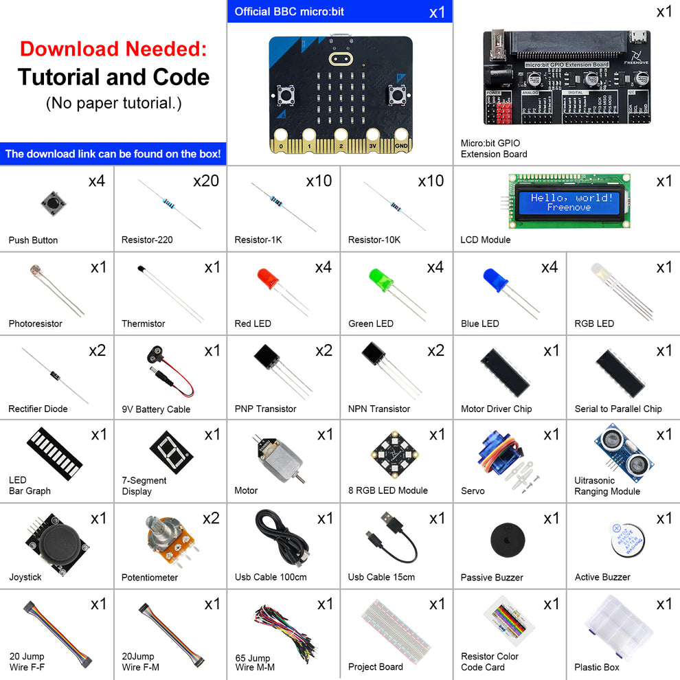 Freenove Super Starter Kit for micro:bit