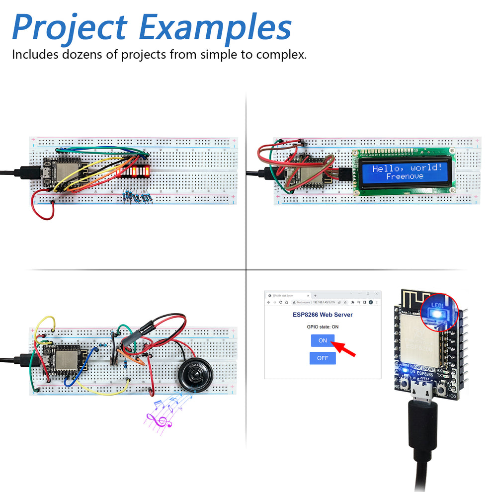 Freenove Ultimate Starter Kit For Esp8266