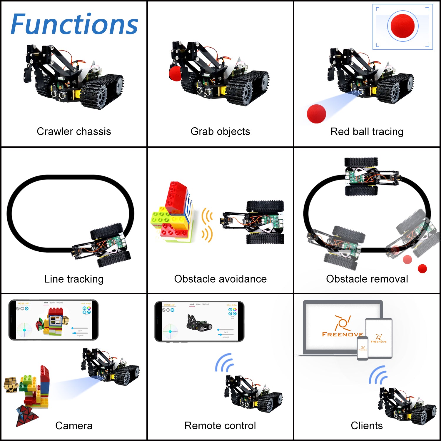 Freenove Tank Robot Kit for Raspberry Pi