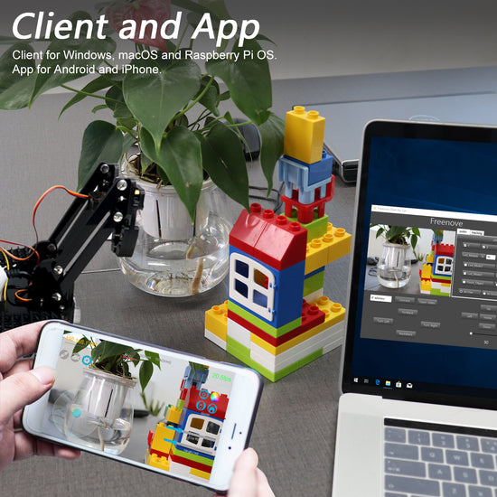 Freenove Tank Robot Kit for Raspberry Pi 5 4 B 3 B+ Zero 2 W