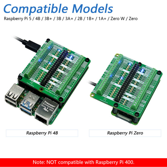 Freenove Breakout Board for Raspberry Pi 5 4 B 3 B+