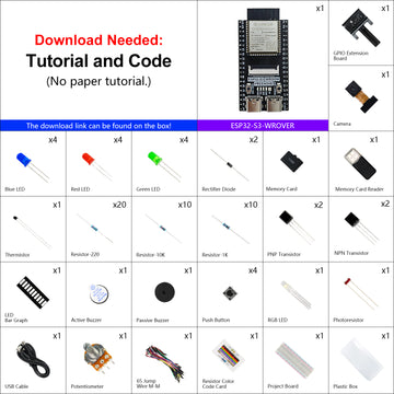 For ESP32-S3 – Freenove