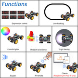 Freenove 4WD Car Kit for Raspberry Pi Pico 1 2 W H WH