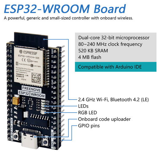 Freenove ESP32-WROOM Board