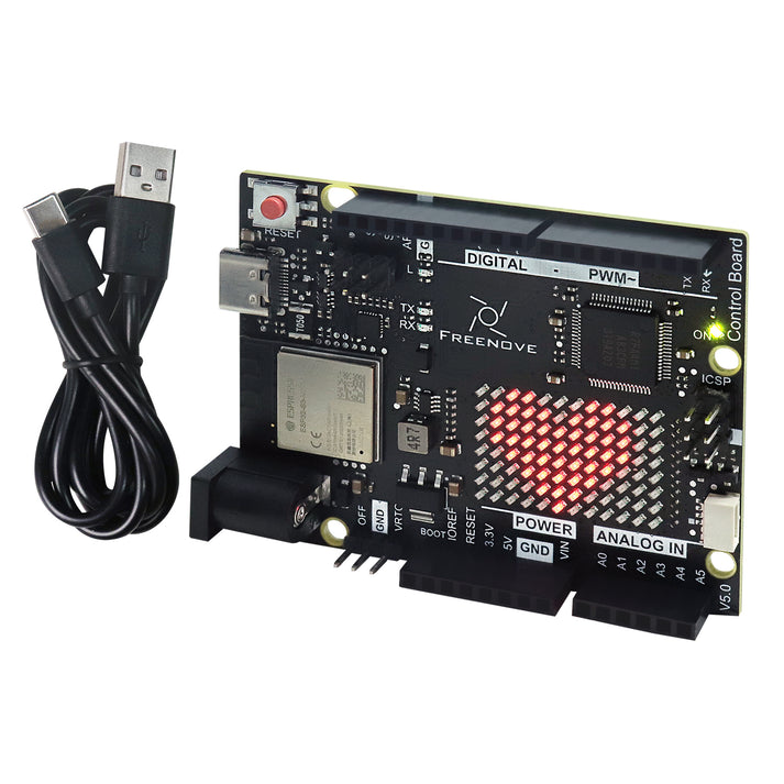 Freenove Control Board V5 Compatible With Arduino Uno R4 Wifi Mini
