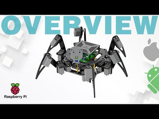 Freenove Big Hexapod Robot Kit for Raspberry Pi 5 4 B 3 B+ Zero 2 W, W